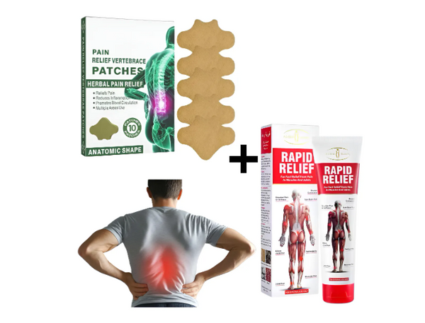 Ultra Alivio Muscular Crema + Parches – Aura Esencial Chile